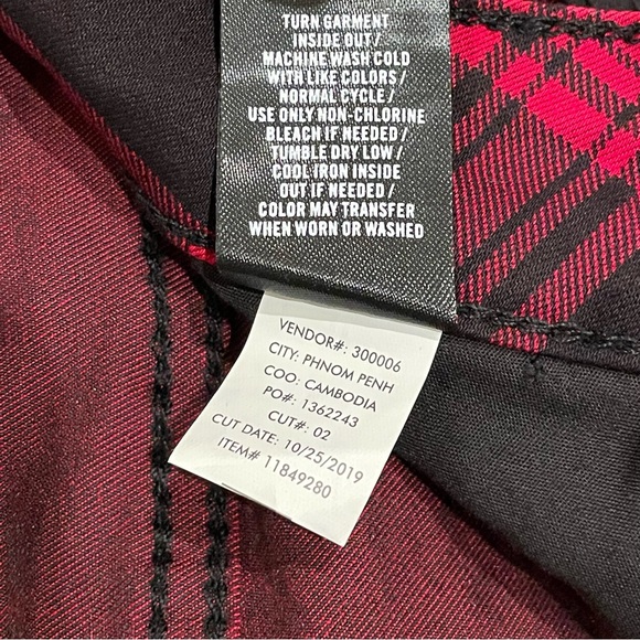 Hot Topic | Pants & Jumpsuits | Hot Topic Highrise Super Skinny Plaid ...